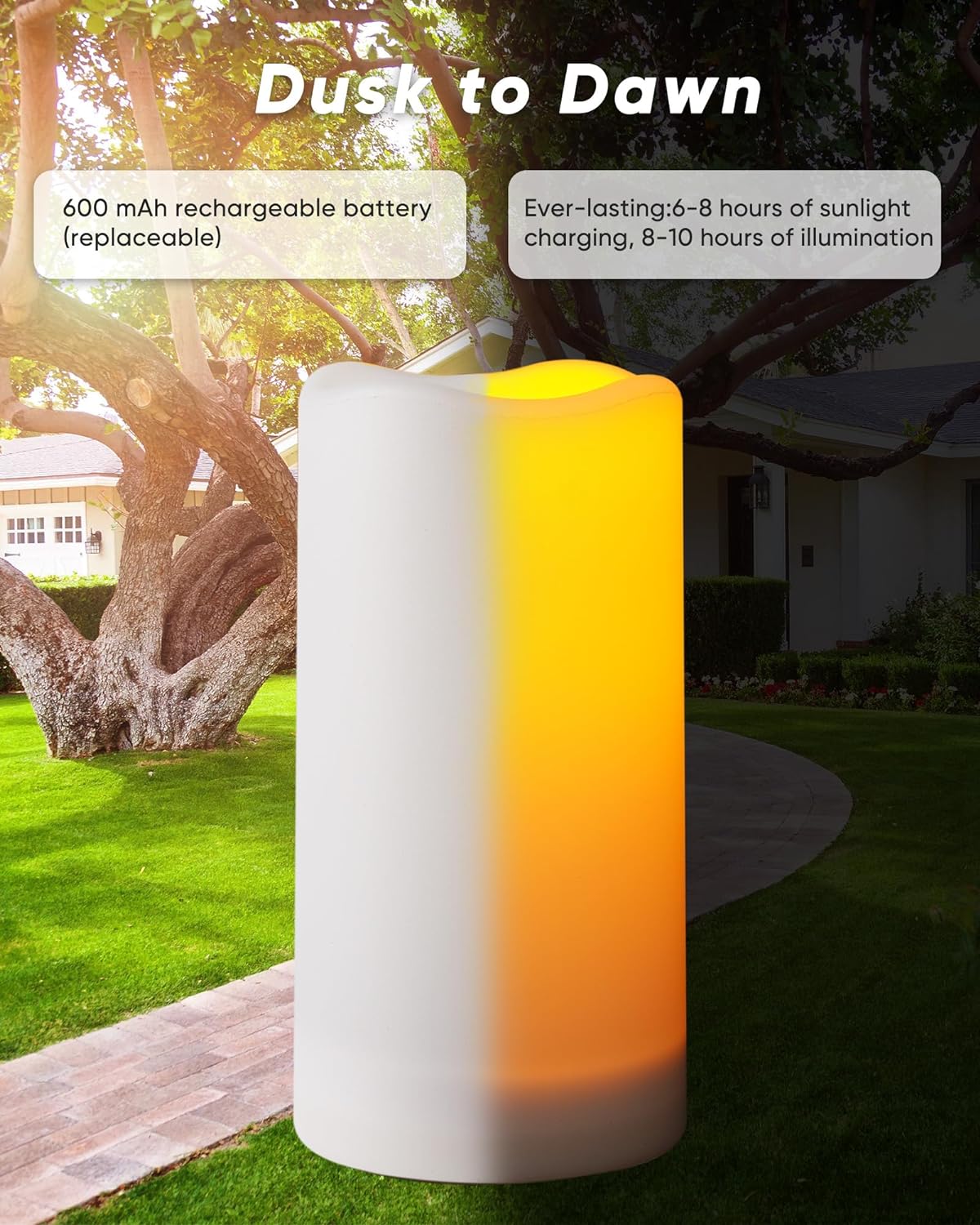Homemory Solar Candles Outdoor Waterproof – HOMEMORY WHOLESALE