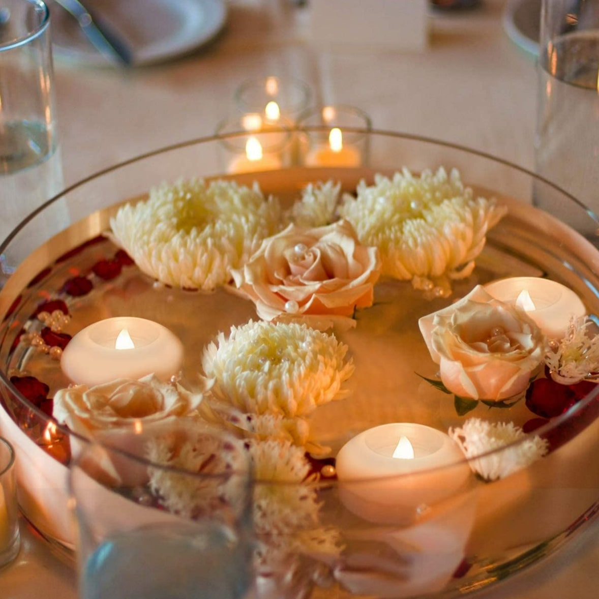 Homemory 3 Inch Flameless Floating Candles, – HOMEMORY WHOLESALE