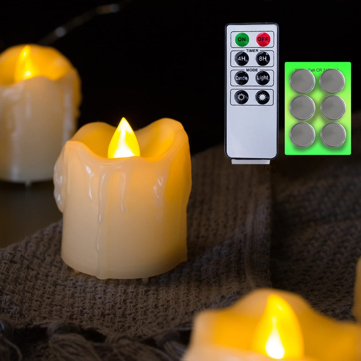 Homemory Flameless LED Votive Candles with Remote Control – HOMEMORY ...
