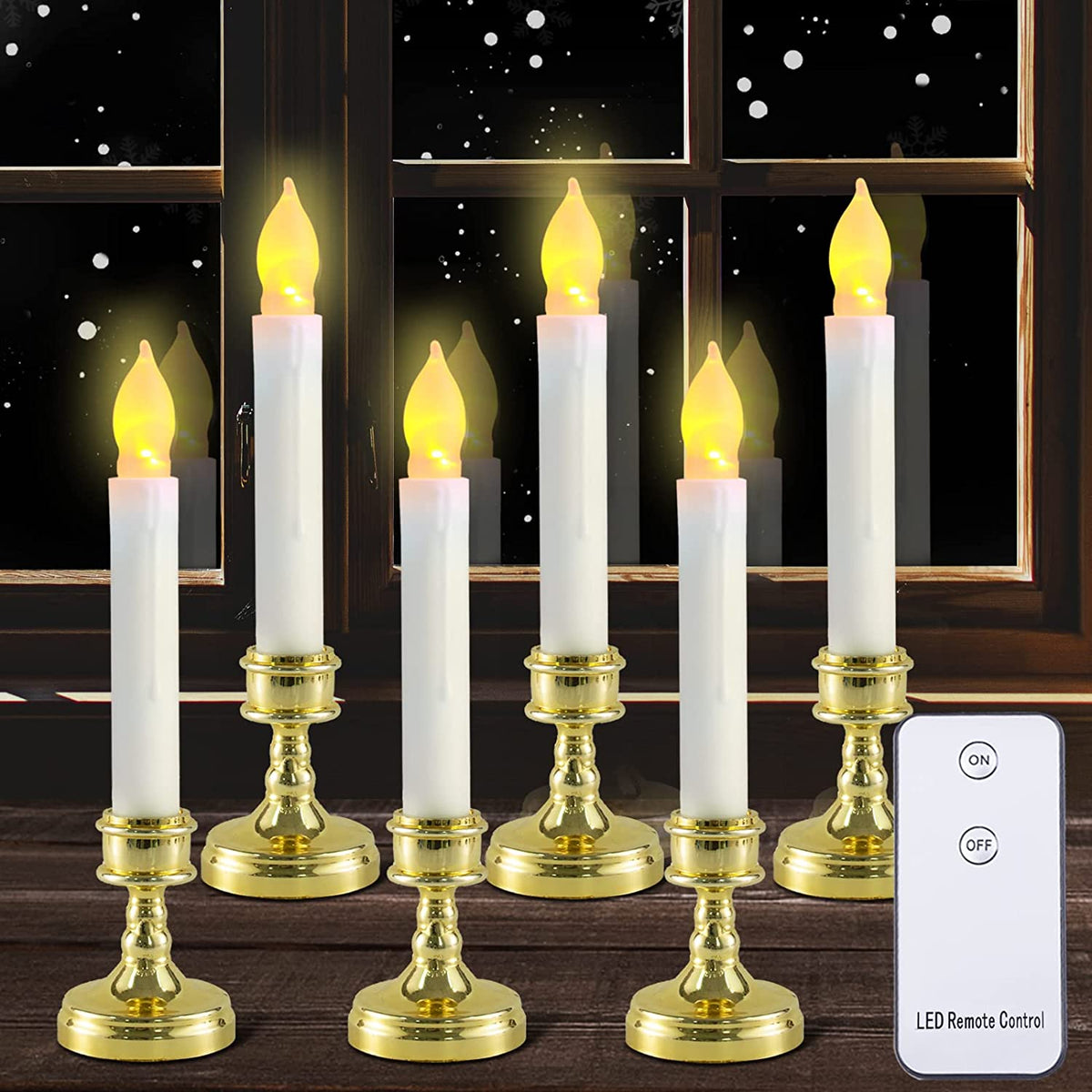 Homemory LED Battery Operated Window Candles with Remote – HOMEMORY ...