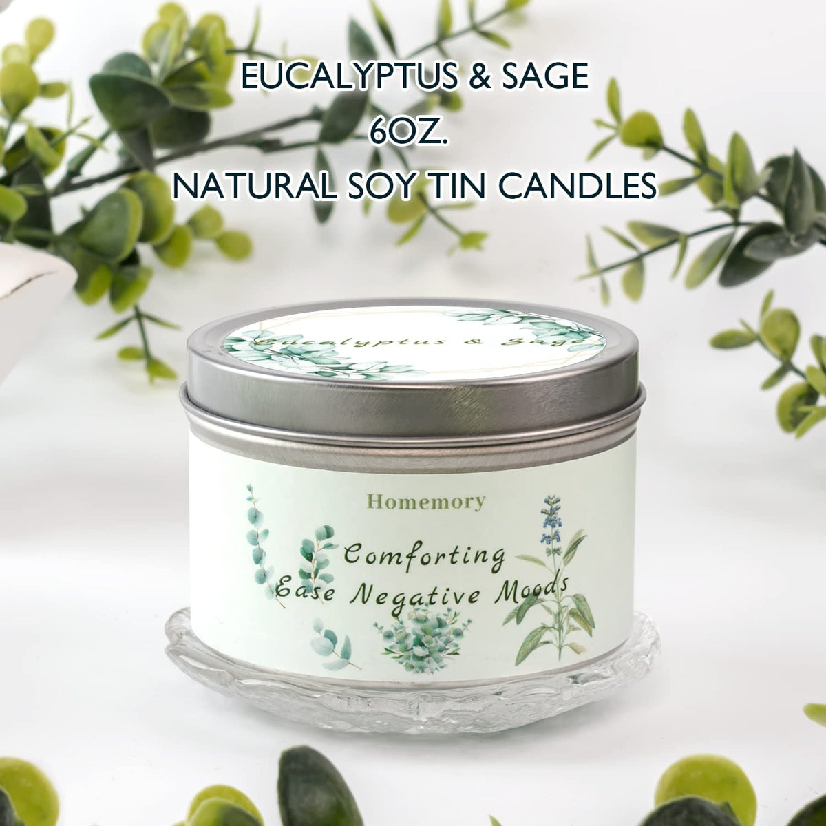 Eucalyptus & Sage Scented Candles – HOMEMORY WHOLESALE