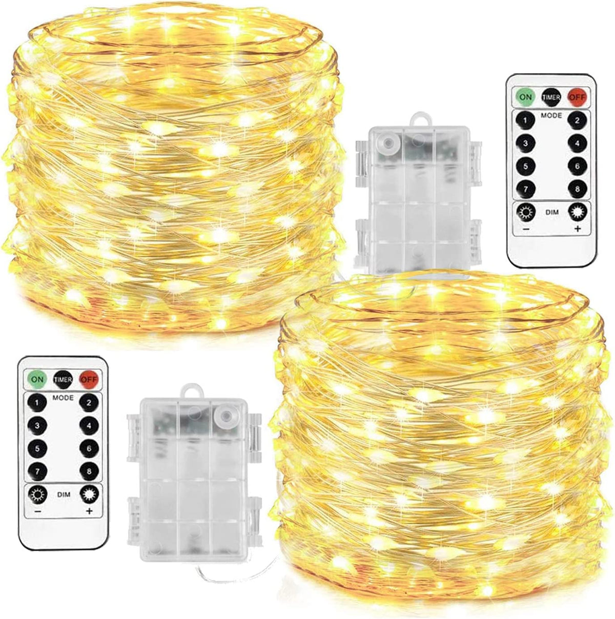 Homemory 2 Pack 33 Ft 100 LED Fairy Lights – HOMEMORY WHOLESALE